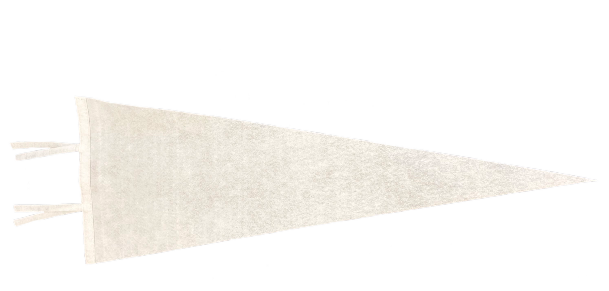 White Blank Pennant Flag – Libertypennants